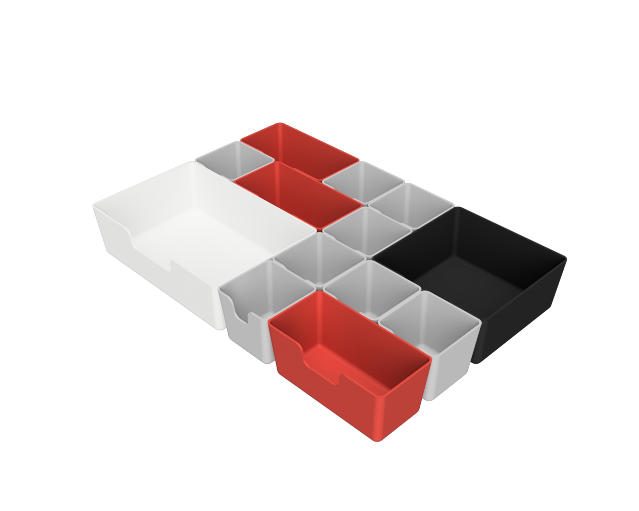 Parametric boxes for drawer by mortenhauan | Download free STL model ...