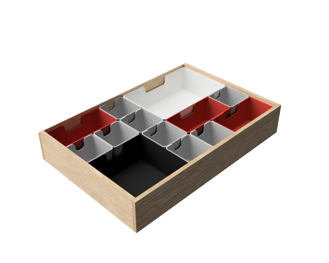 Parametric boxes for drawer by mortenhauan | Download free STL model ...