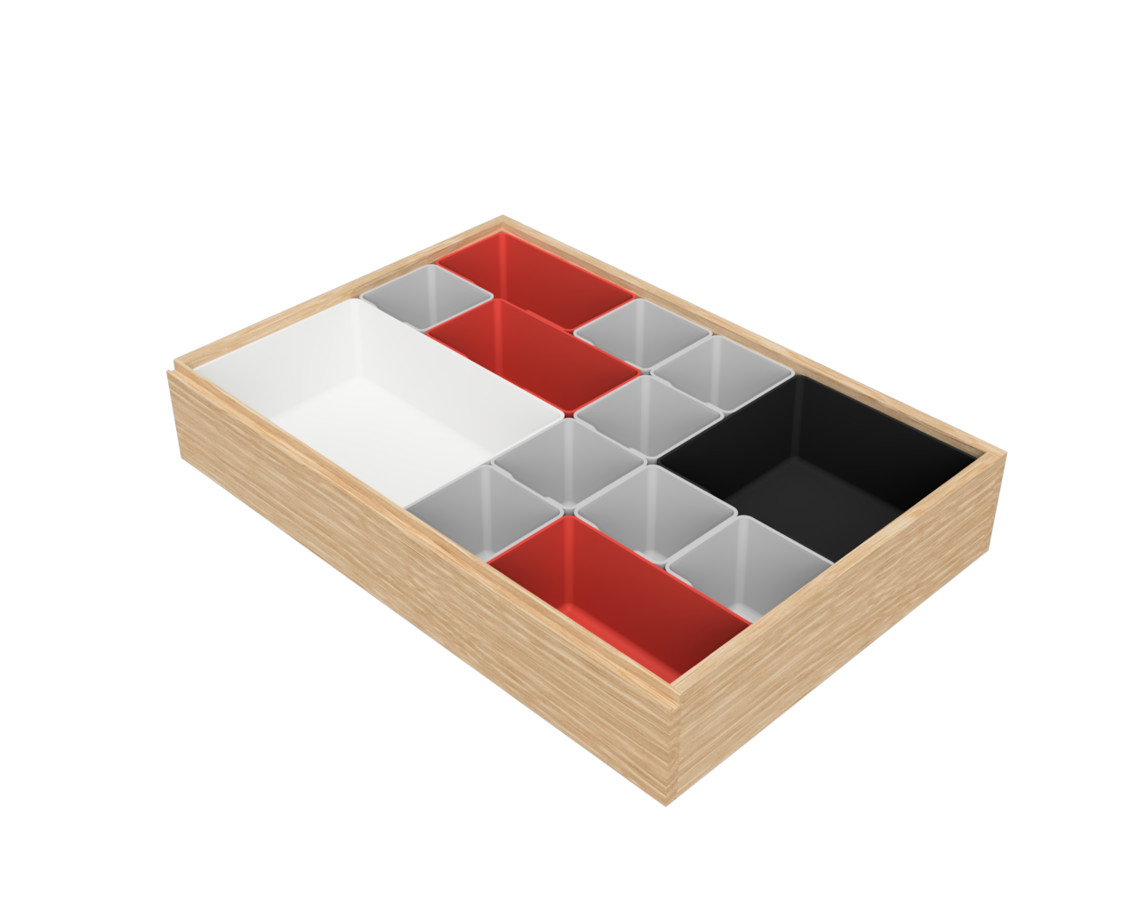 Parametric boxes for drawer by mortenhauan | Download free STL model ...