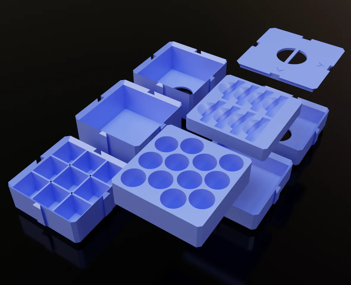 Stackable storage by CdR | Download free STL model | Printables.com