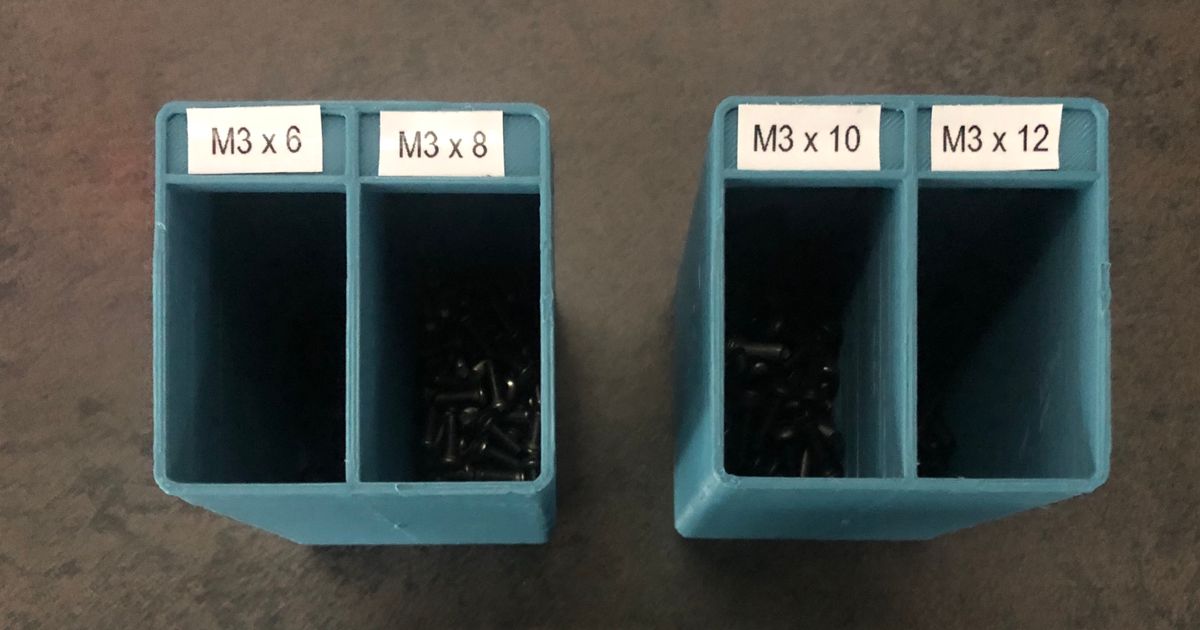 1x1 Square Box Holder by Timo | Download free STL model | Printables.com