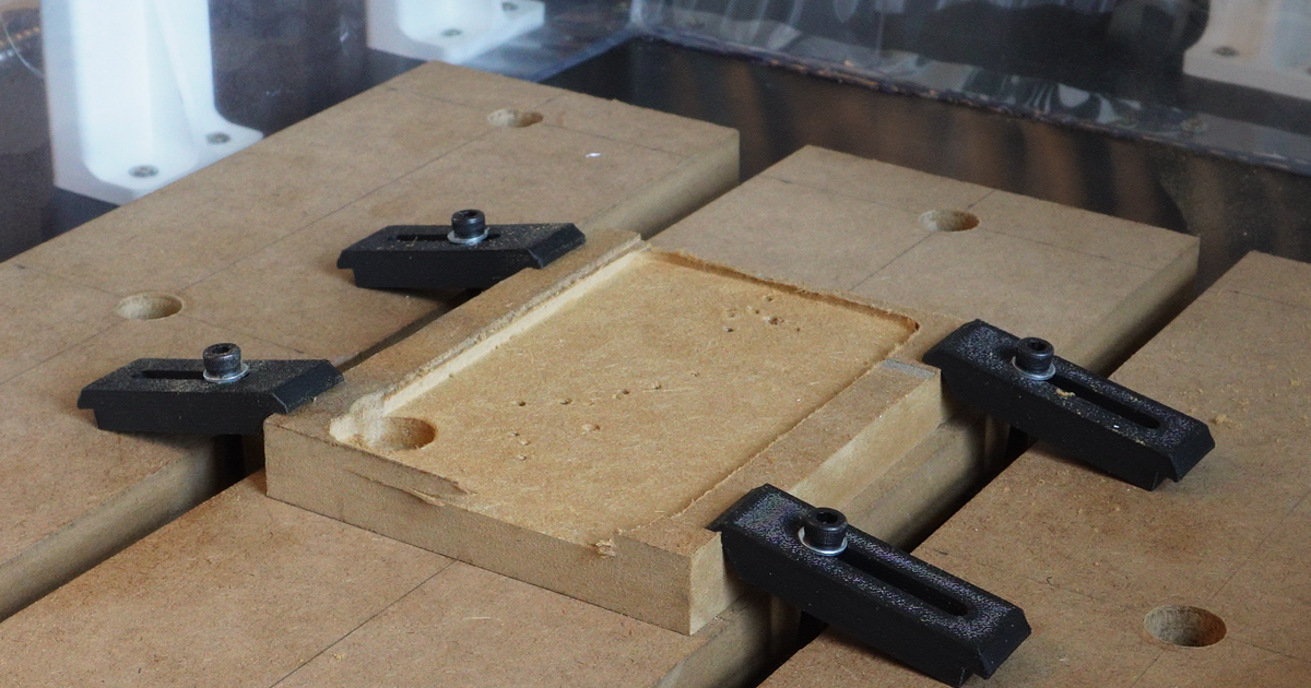 CNC Clamp (3D Printed) by Sir Kuhnhero | Download free STL model ...