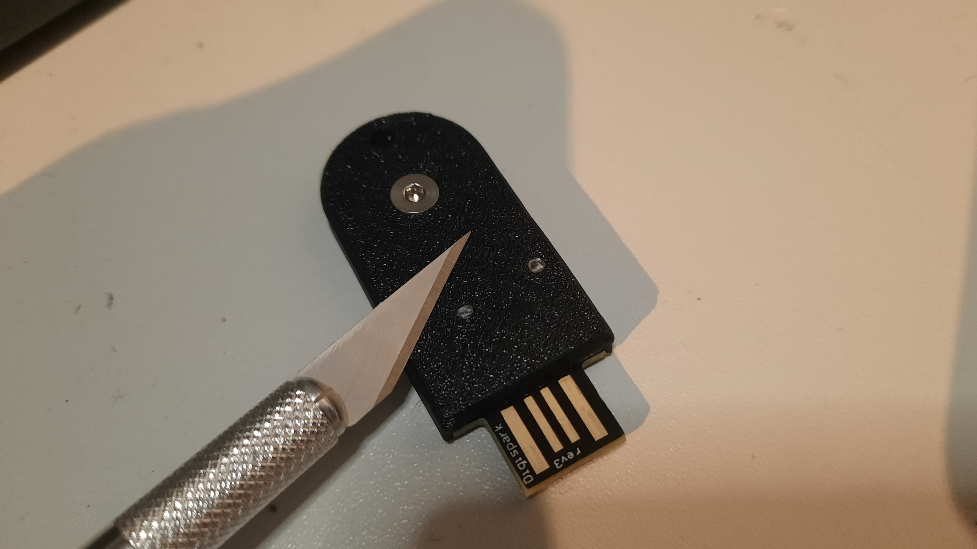 DigiSpark Attiny85 Enclosure | Bad USB Stick | Fake memory case ...