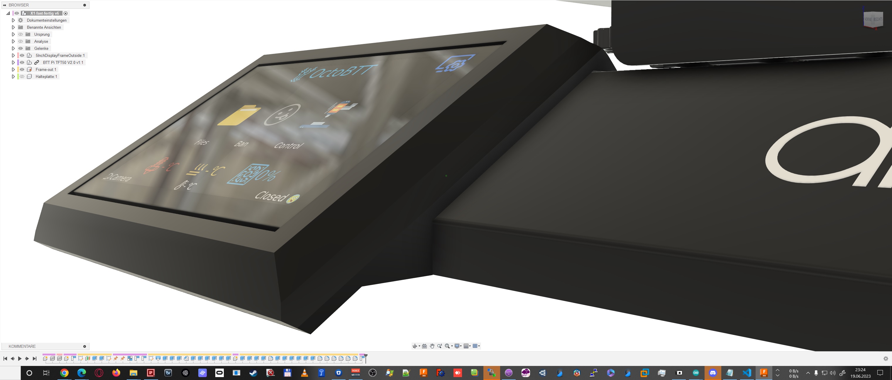 Artillery Sidewinder X1 TFT Display 5 Inch for Raspberry (Klipper ...