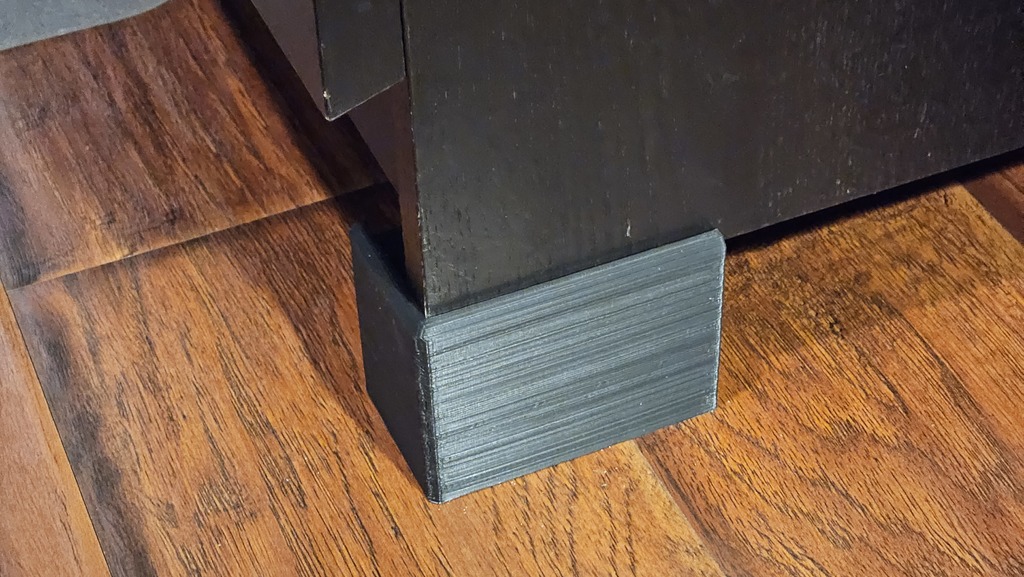 Desk Furniture Bed Risers Legs by ZR | Download free STL model ...