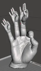 Egg with 'The Circle Game' hand :) by Dsema | Download free STL model ...