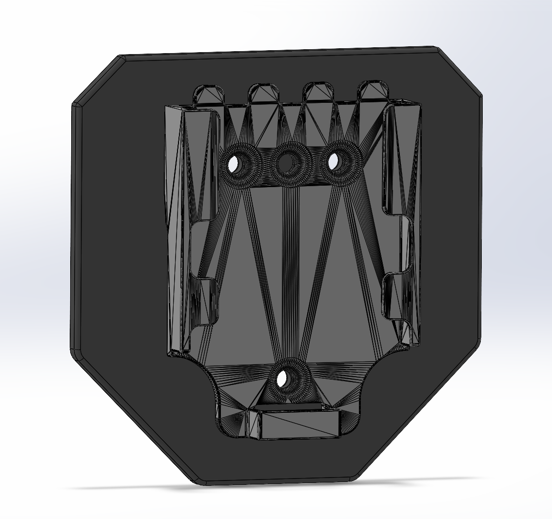 Holster/QLS to Hook & Loop Adapter Plate by JDB | Download free STL ...