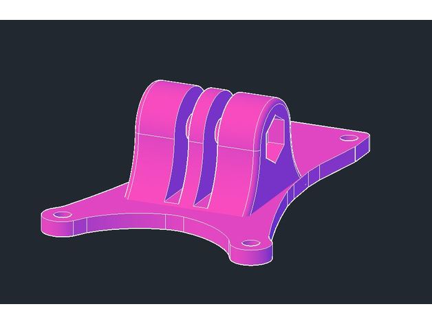GoPro Mount by LiNdi | Download free STL model | Printables.com