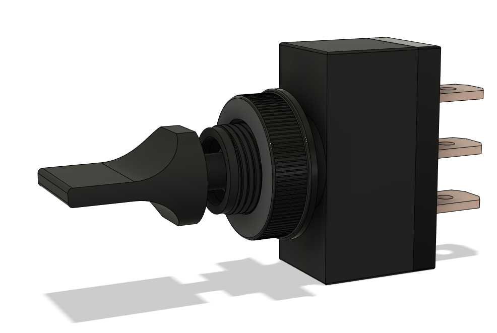 Automotive toggle switches by JForce | Download free STL model ...