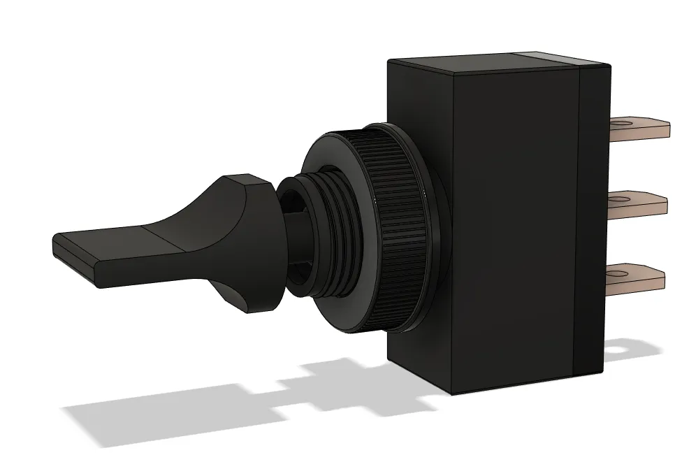 Automotive toggle switches by JForce | Download free STL model ...