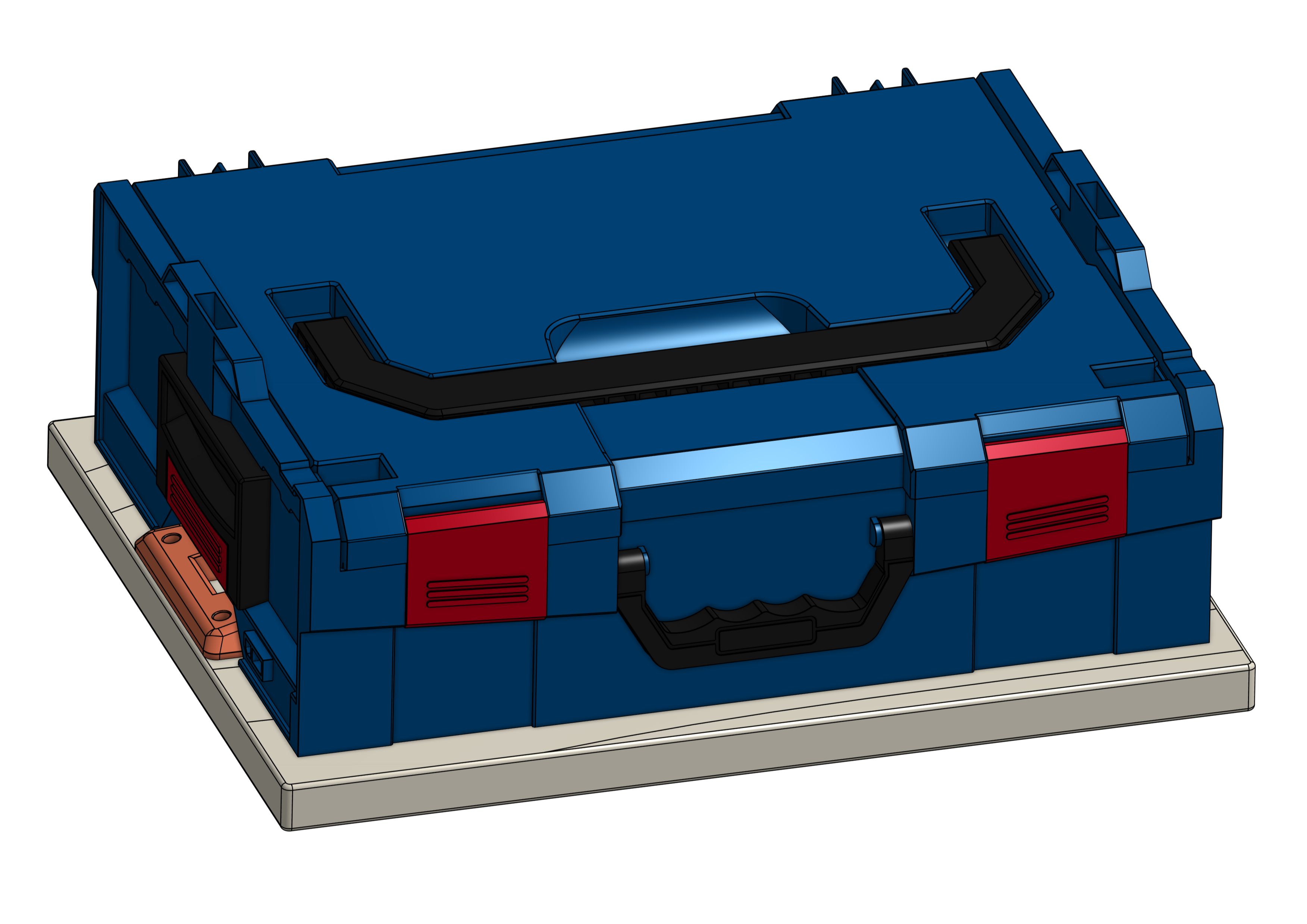 L-Boxx Mount / Mounting Bracket for Bosch & Sortimo by 6d6178 ...
