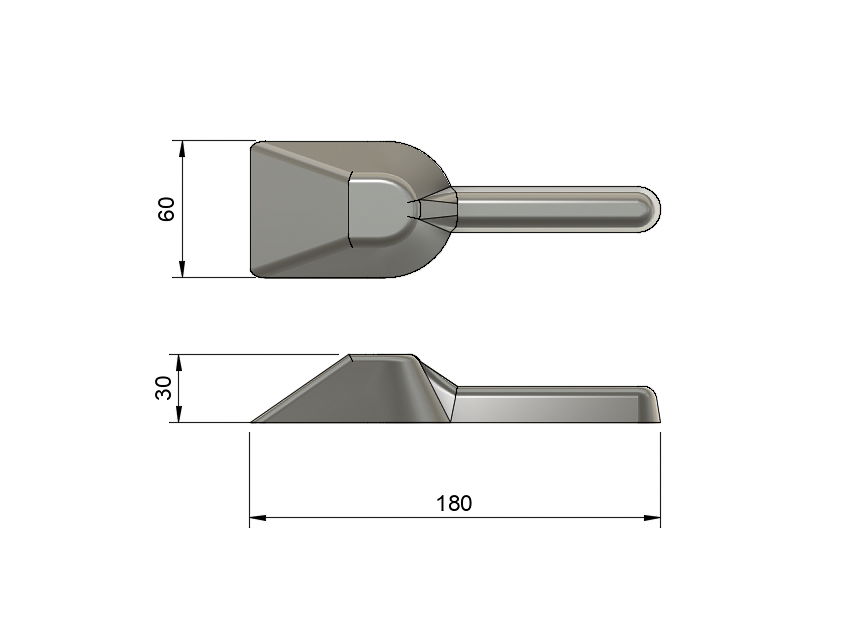 Sand shovel by Ben | Download free STL model | Printables.com