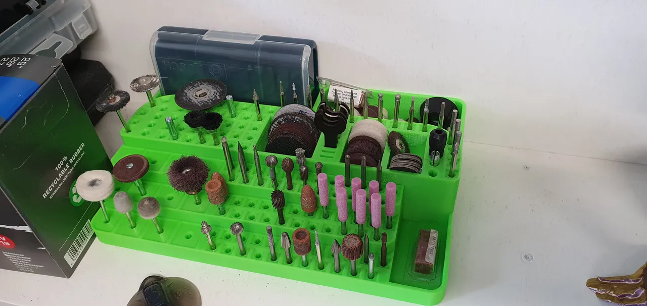 Dremel Tool Bit Holder and Organizer by TJ78 | Download free STL model | Printables.com