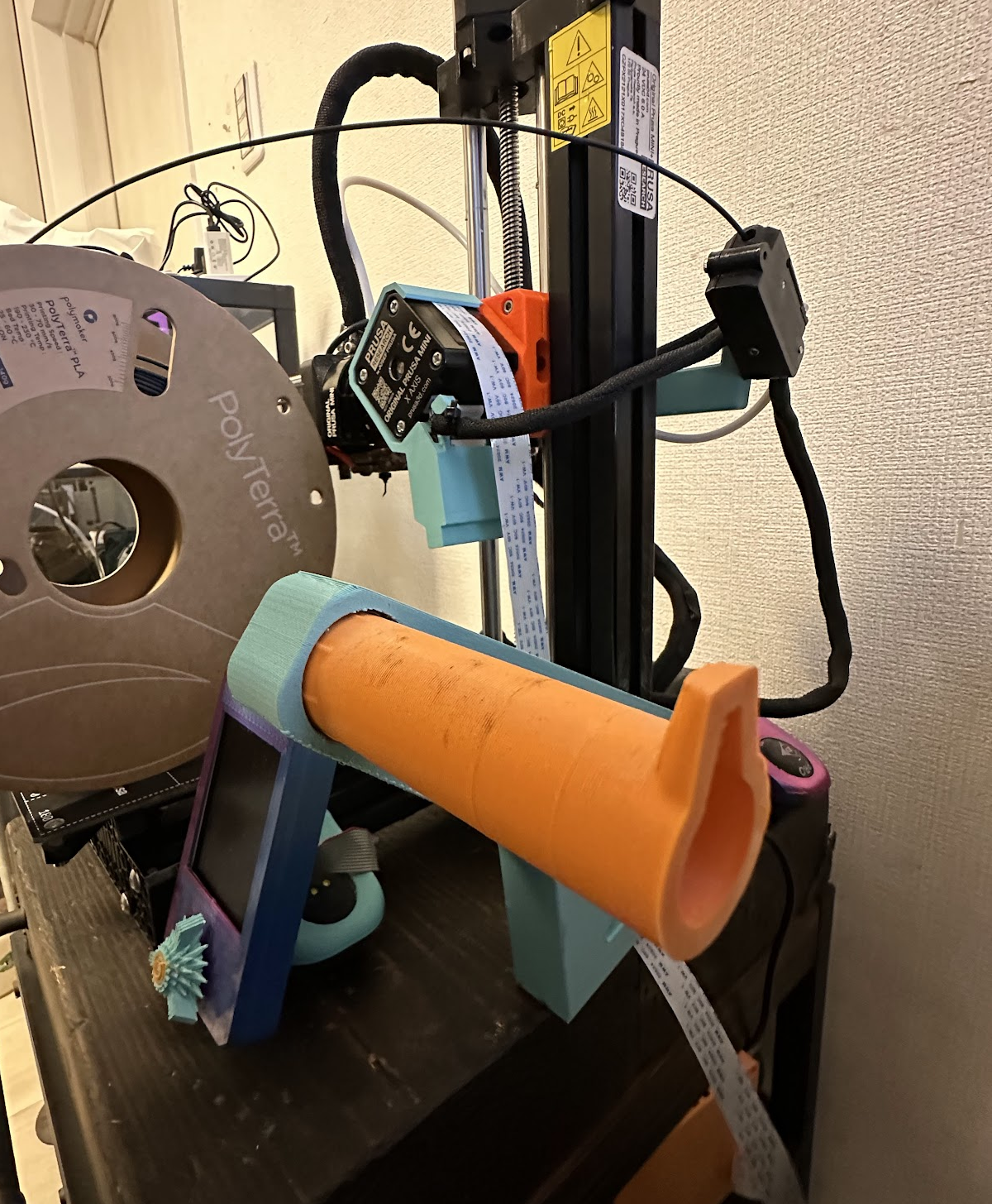 Prusa Mini "Massive" Spool holder(1~3kg filament suitable) by CodeName ...