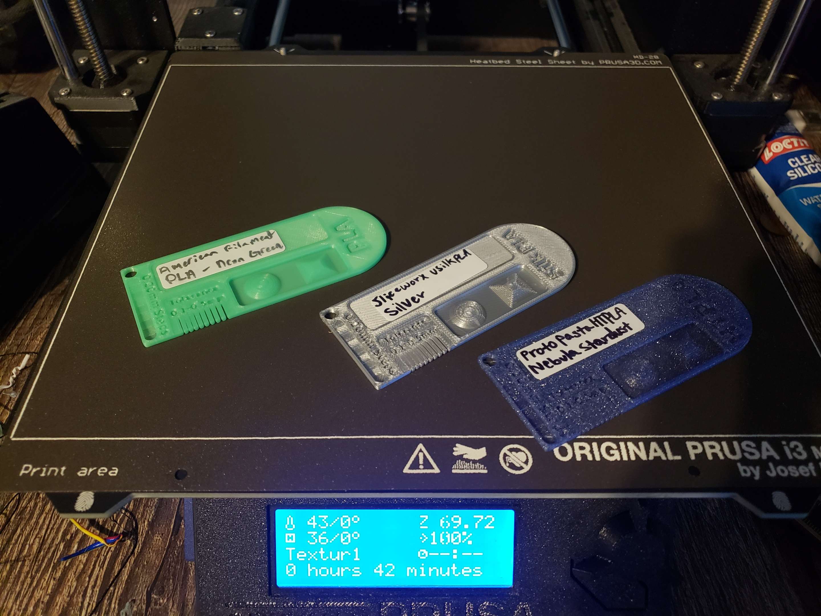 Filament Sample Cards by FuniverseMN | Download free STL model ...