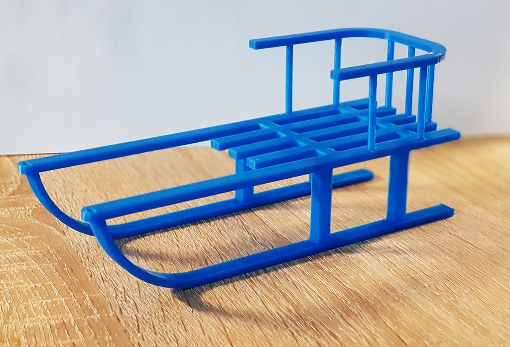 Barbie's sledge sled by Osfald | Download free STL model | Printables.com