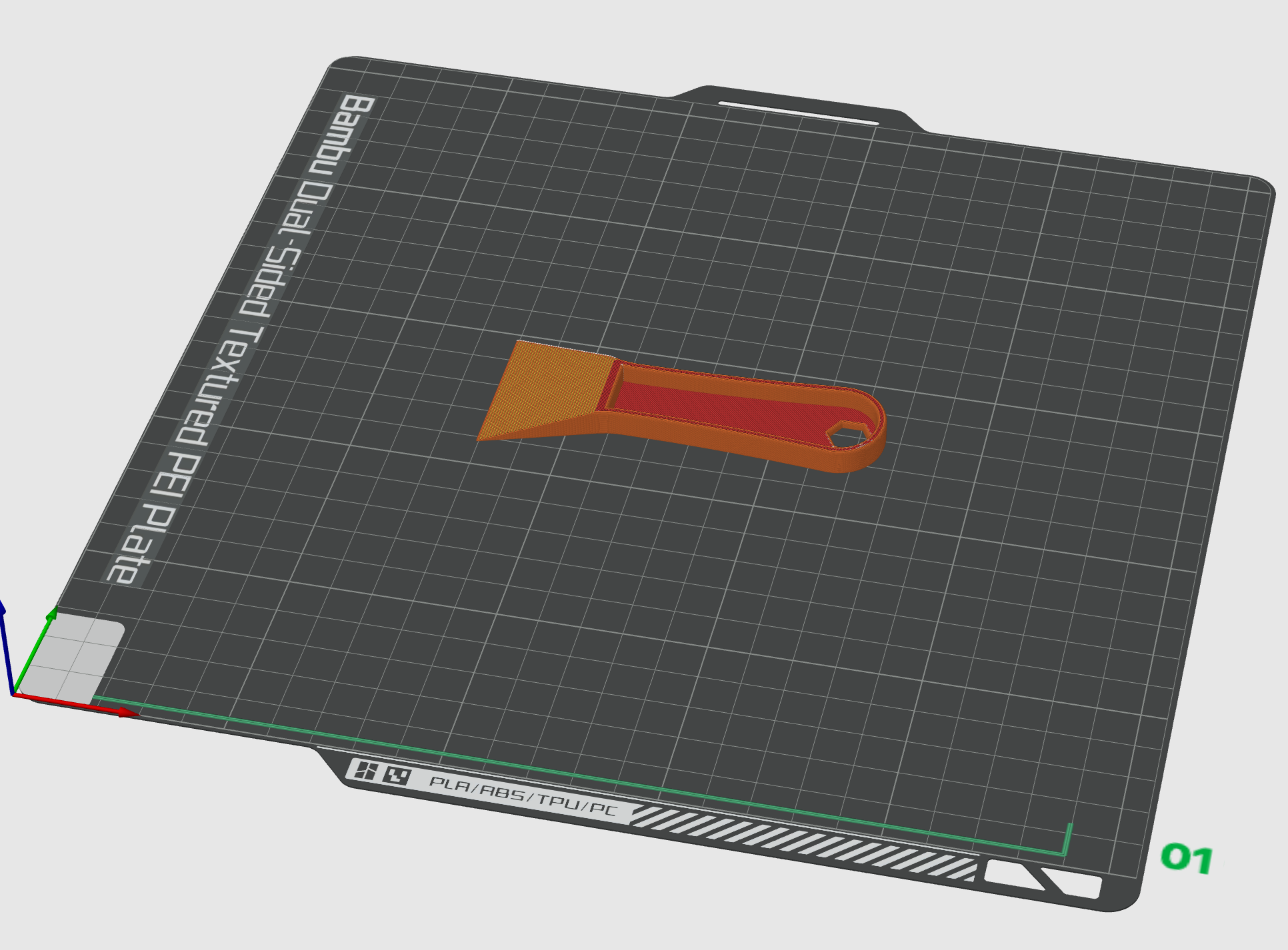 Bed Scraper with Bambu Lab Logo by Grzegorz | Download free STL model ...