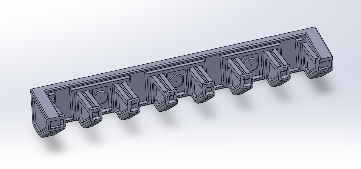 7-Slot Vertical Double Stack 9mm Mag Holder by JDB | Download free STL ...