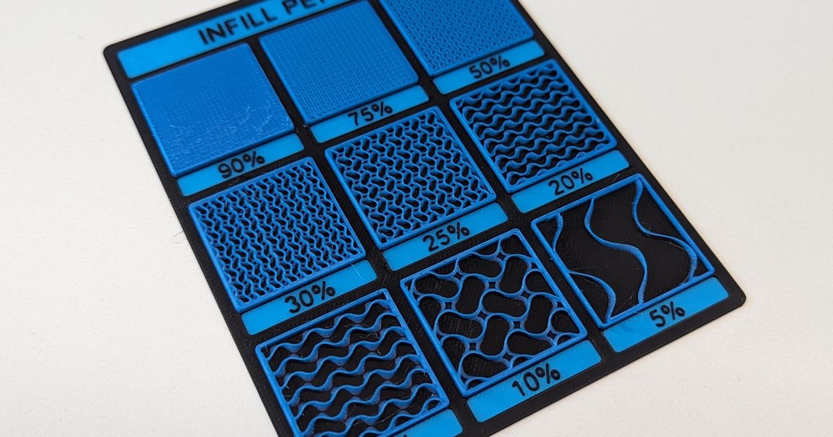 Infill Percent Swatch by Angus B. Clark | Download free STL model ...