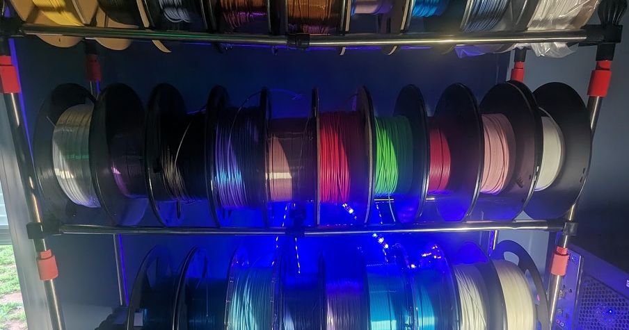 Filament Rack - extender by bruise | Download free STL model ...