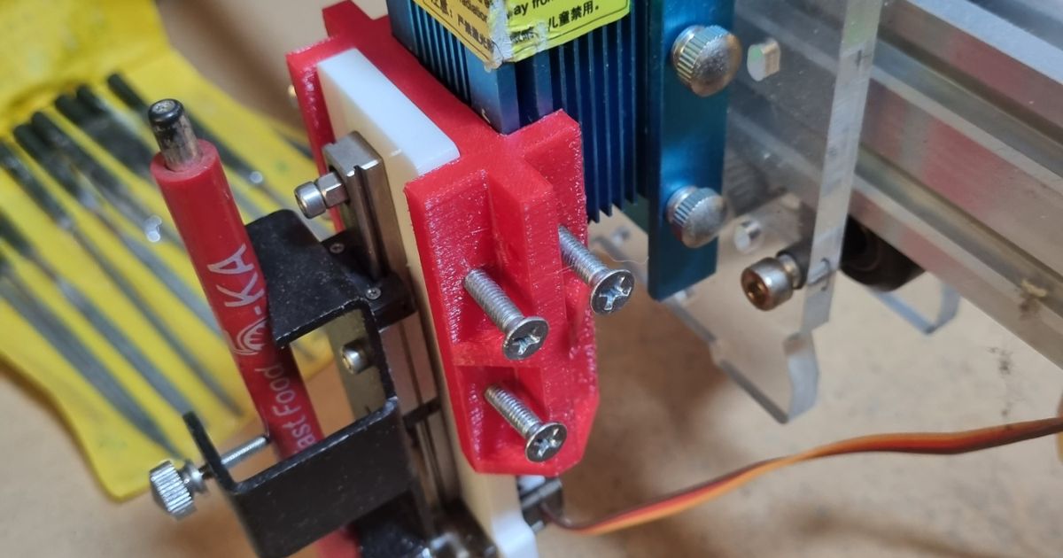 Elekslaser Dual Holder by Kire Zezo | Download free STL model ...