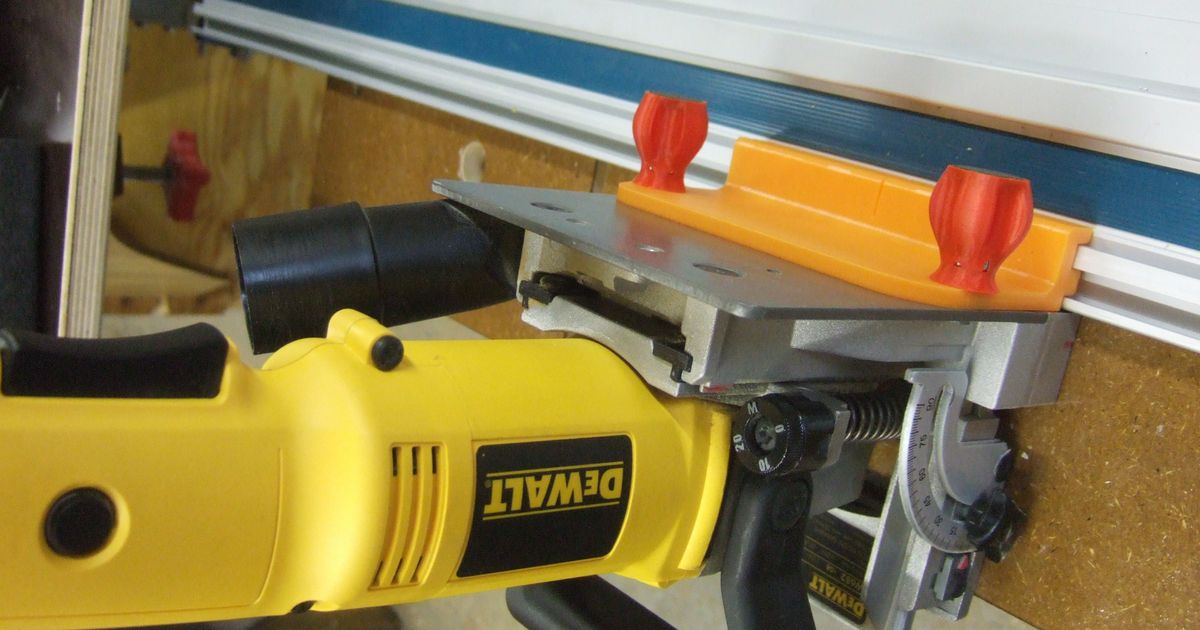 Dewalt DW682 Flachdübelfräse FSN Adapter by Cyber Man | Download free ...