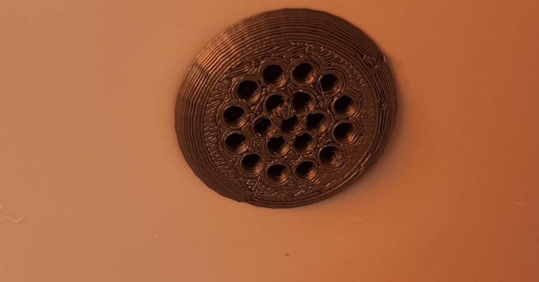 Sink Overflow Cover by Old Lady | Download free STL model | Printables.com