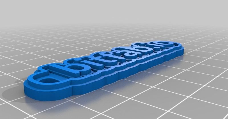 bitfab.io keychain by diegotrap | Download free STL model | Printables.com