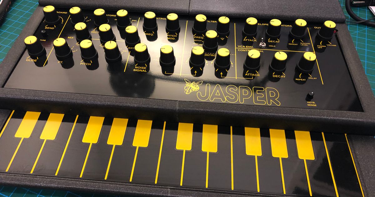 Jasper Synthesizer Case Enclosure by TorstenSp | Download free STL ...