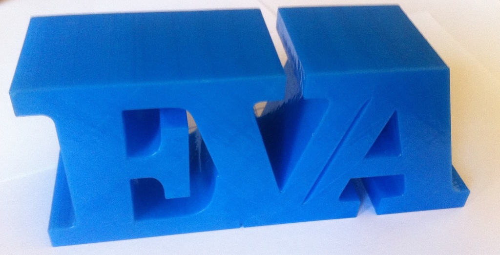 Eva (\eva) Variable WORD Sculpture by diegotrap | Download free STL ...