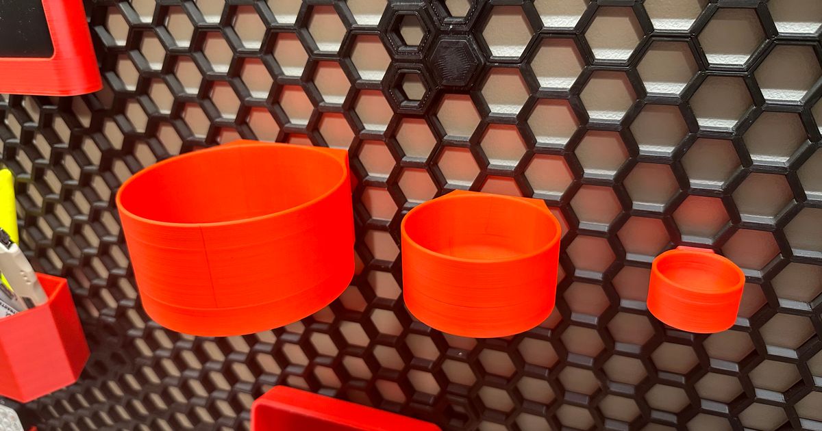 Easy Grab Storage Cups (3 sizes) - HSW por Brad @ FTBT 3D | Descargar ...