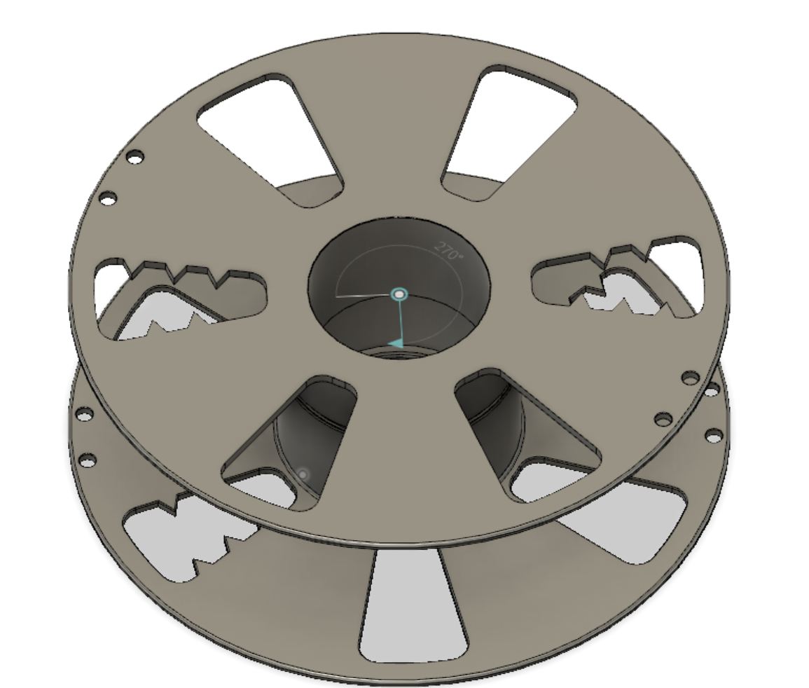 75mm id spool holder by Raptor | Download free STL model | Printables.com