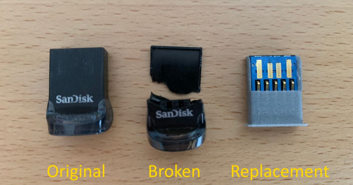 SanDisk Ultra-Fit USB-A Replacement Case by Teraflop | Download free ...
