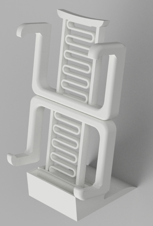Spring Clamp Phone Stand by edude5433 | Download free STL model ...