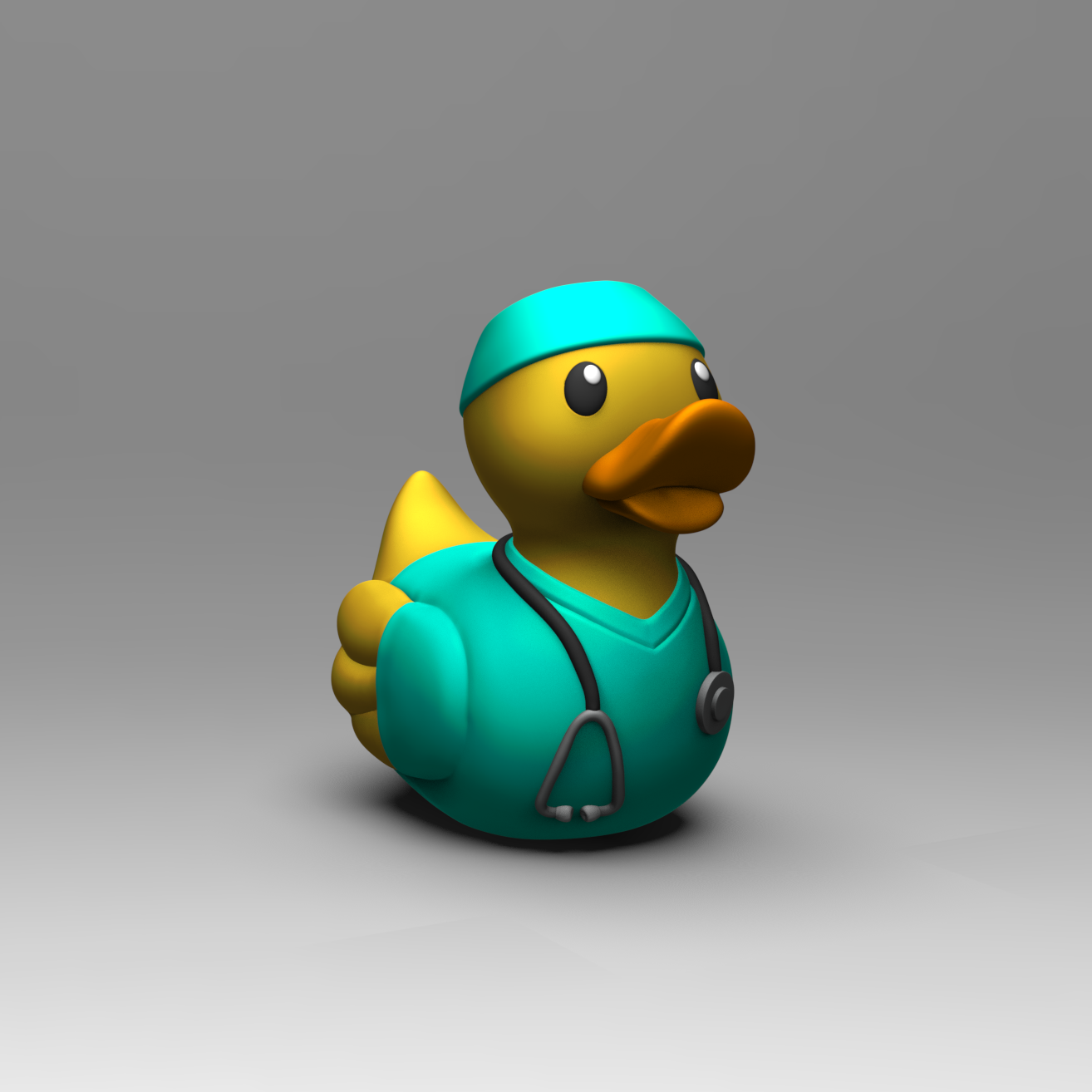 Rubber Ducky Nurse von Philament | Kostenloses STL-Modell herunterladen ...