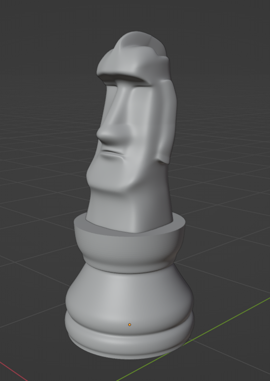 Moai Knight Chess Piece by NoWayK47 | Download free STL model ...