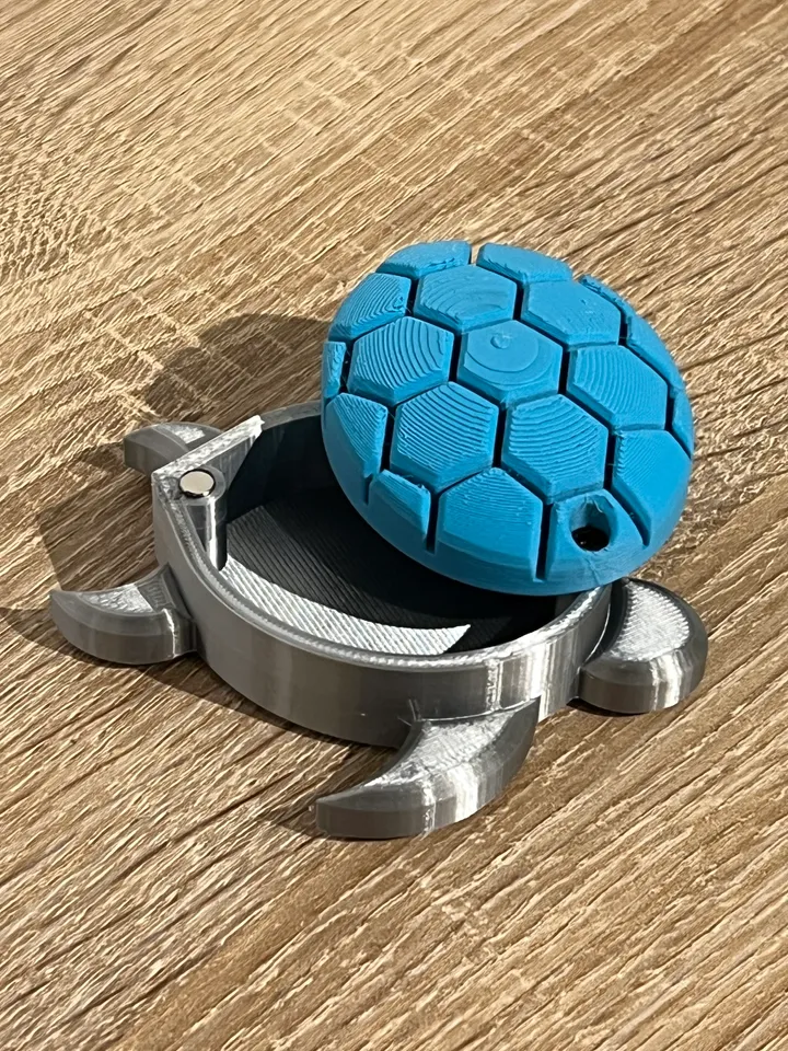 Sea Turtle With A Secret Box by TorusKnot | Download free STL model ...