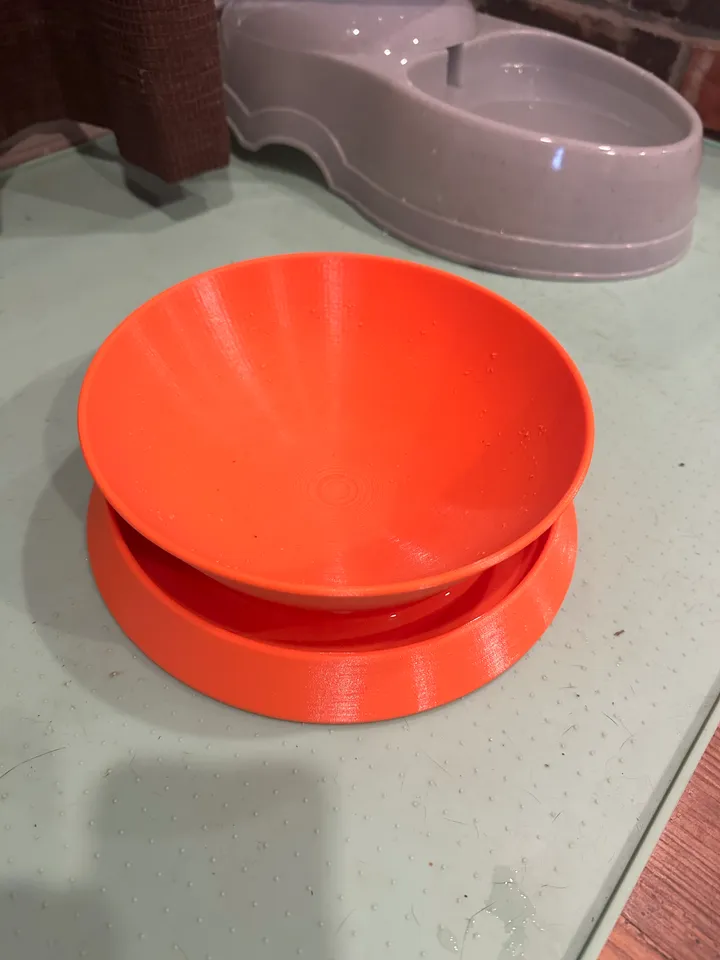 Ant Proof Dog Bowl V2.8 by jeiland13 | Download free STL model ...