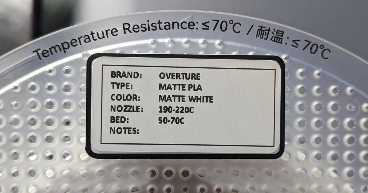 Bambu Re-Usable Spool Label Mount by TAKoeninger | Download free STL ...