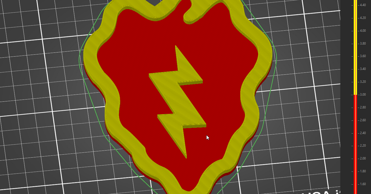 US Army's 25th Infantry Division Patch by Jeff | Download free STL ...