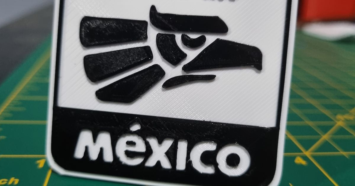 Hecho en México Plaque por Sebastián León | Descargar modelo STL ...