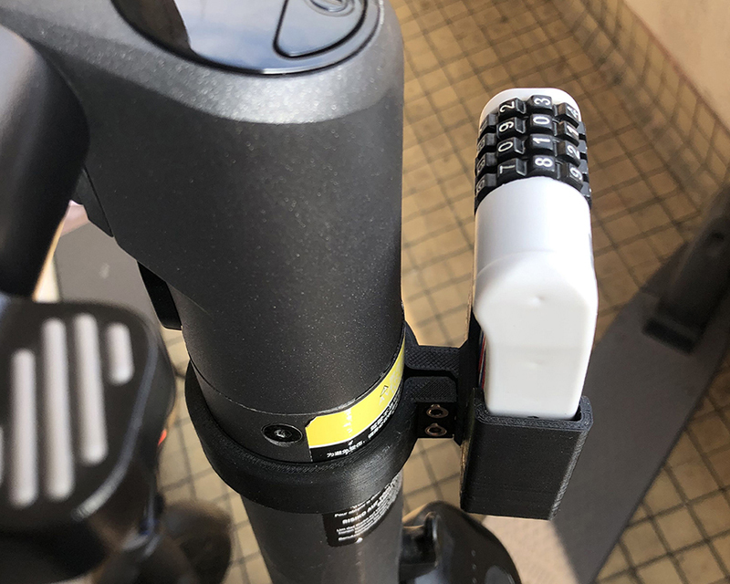 Segway Ninebot KickScooter Lock Holder by 豉諗彈 | Download free STL model ...