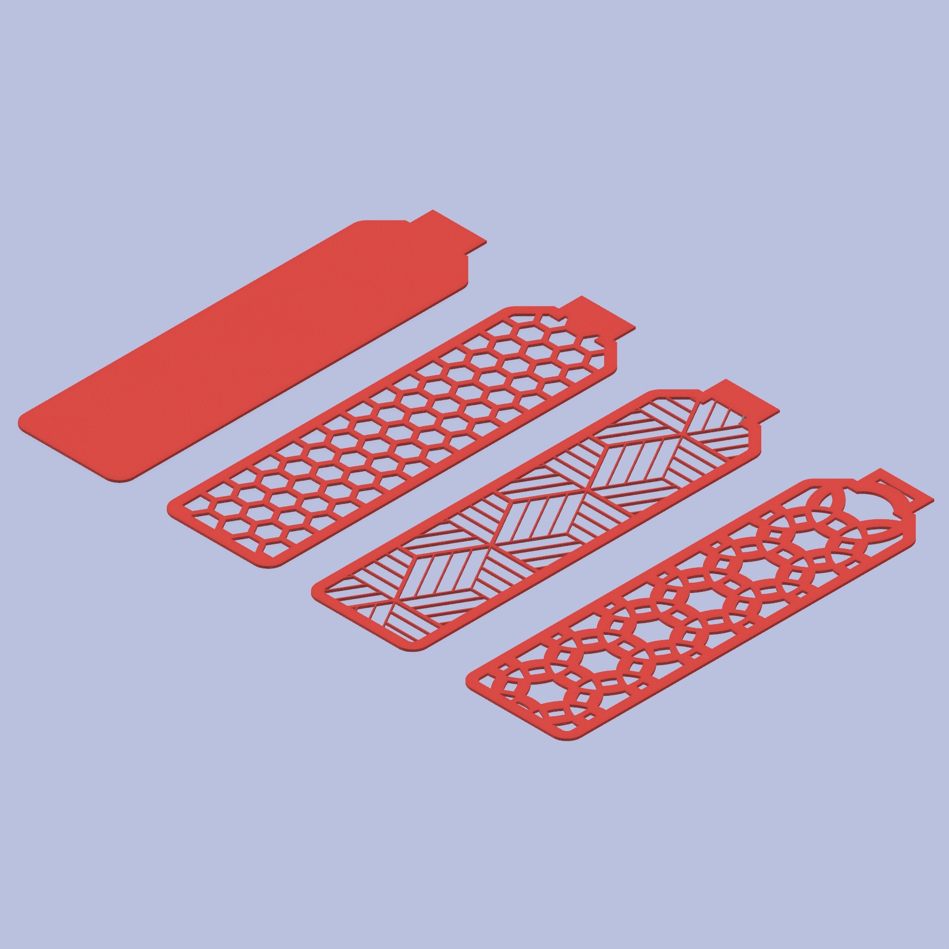 Bookmark Template by Michael | Download free STL model | Printables.com