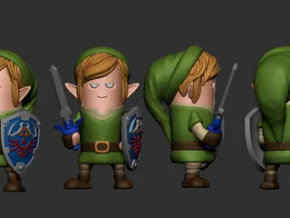 Mini Link - single and multimaterial by Wekster | Download free STL ...