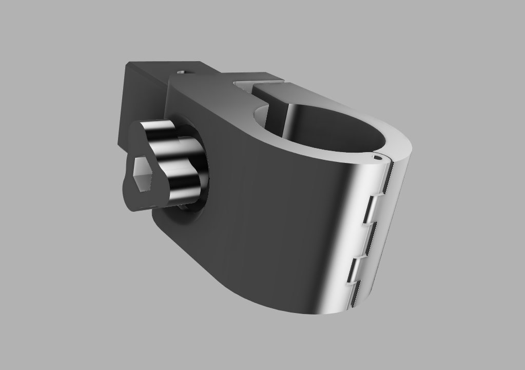 Clamp for 30mm tubes by AverageSauce | Download free STL model ...