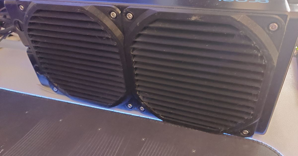 Deflecting PC Fan Shroud by BlueTiger12 | Download free STL model ...