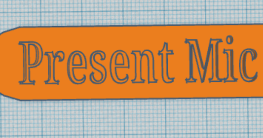 Present Mic Keychain by ⚡Pikachu⚡ | Download free STL model ...