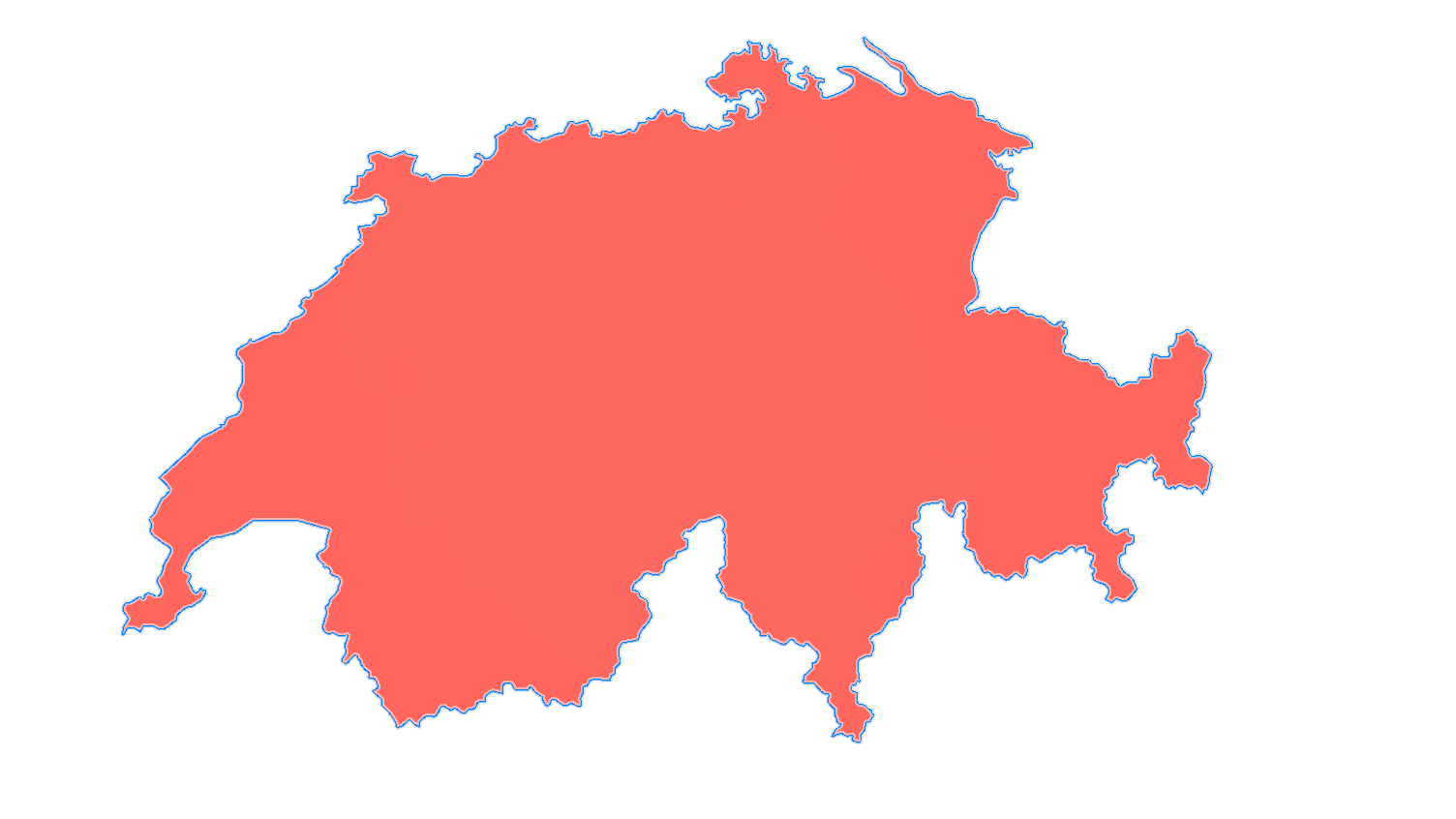 Swiss Map / Outlines of Switzerland by Aleks89 | Download free STL ...