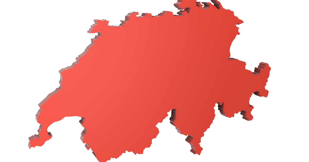 Swiss Map / Outlines of Switzerland by Aleks89 | Download free STL ...