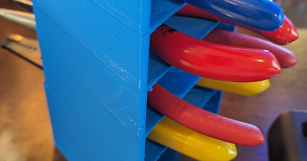 Pliers, snips and leatherman vertical tool storage by EDGeProjects ...